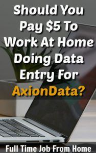 Axion Data Entry Job Scam: Learn More In This Review - Full Time Job ...