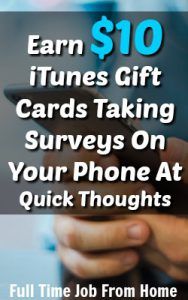 Quick Thoughts Survey App Review - Full Time Job From Home