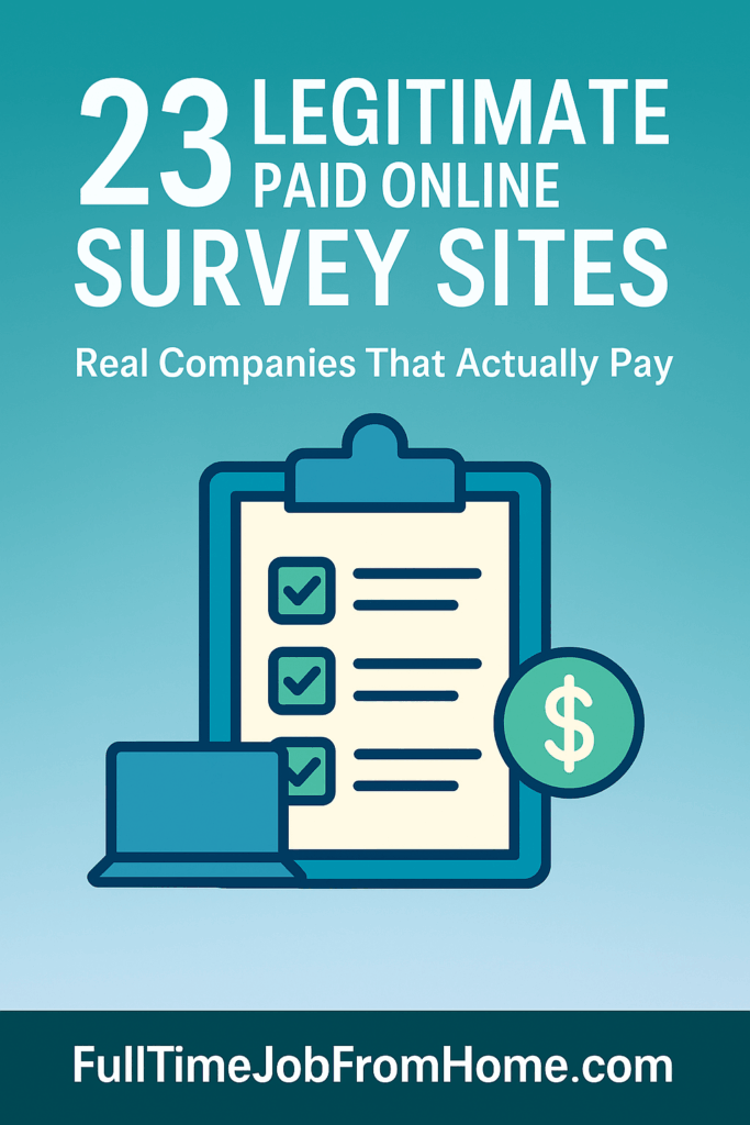 23 Legitimate Paid Online Survey Sites: Are Surveys Worth It?